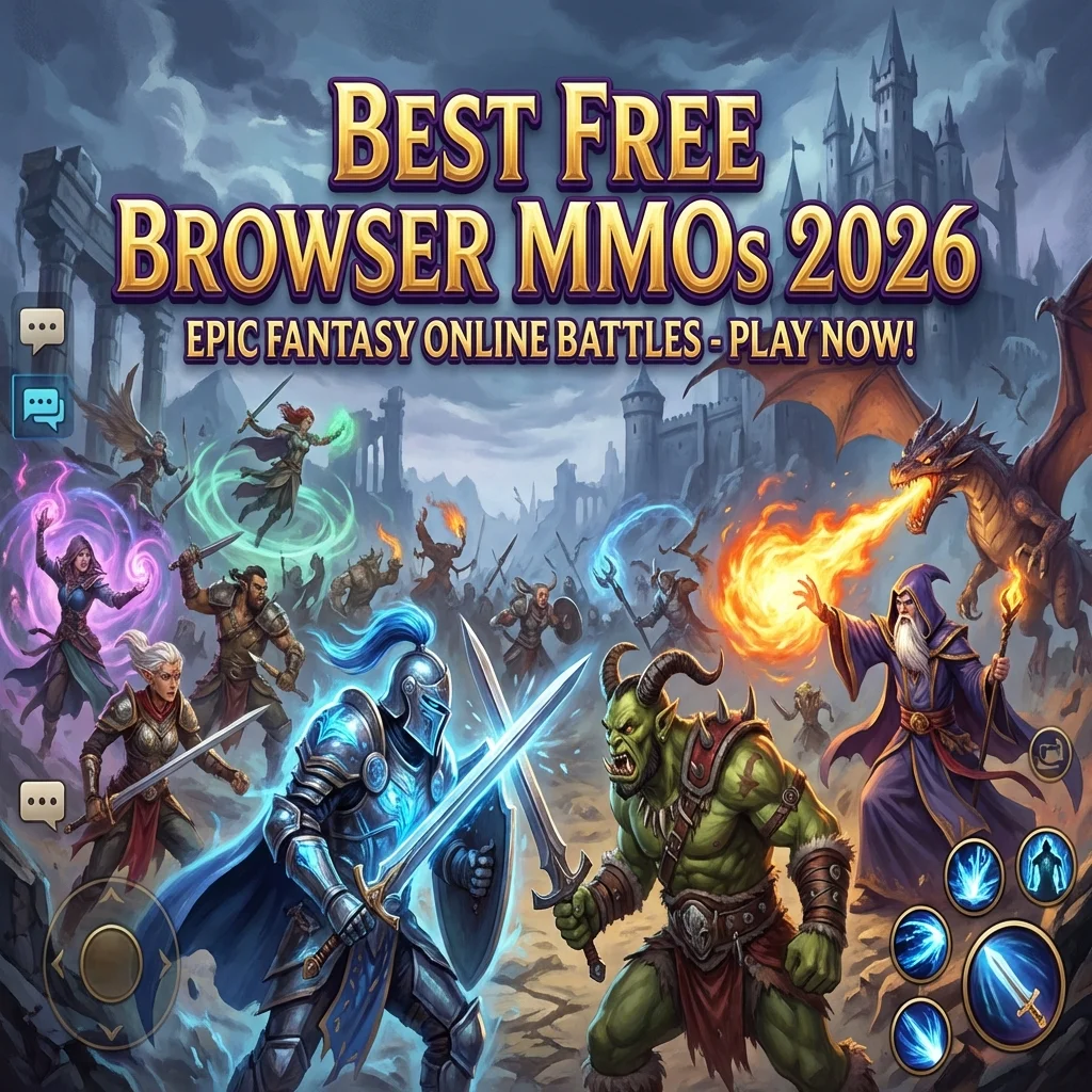 Best Free Browser MMOs 2026 - No Download | Game Duddles Blog